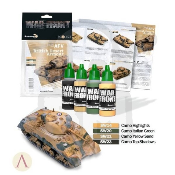 Battle-Models > Scale 75: British Desert Armor Paint Set - zestaw 4 ...